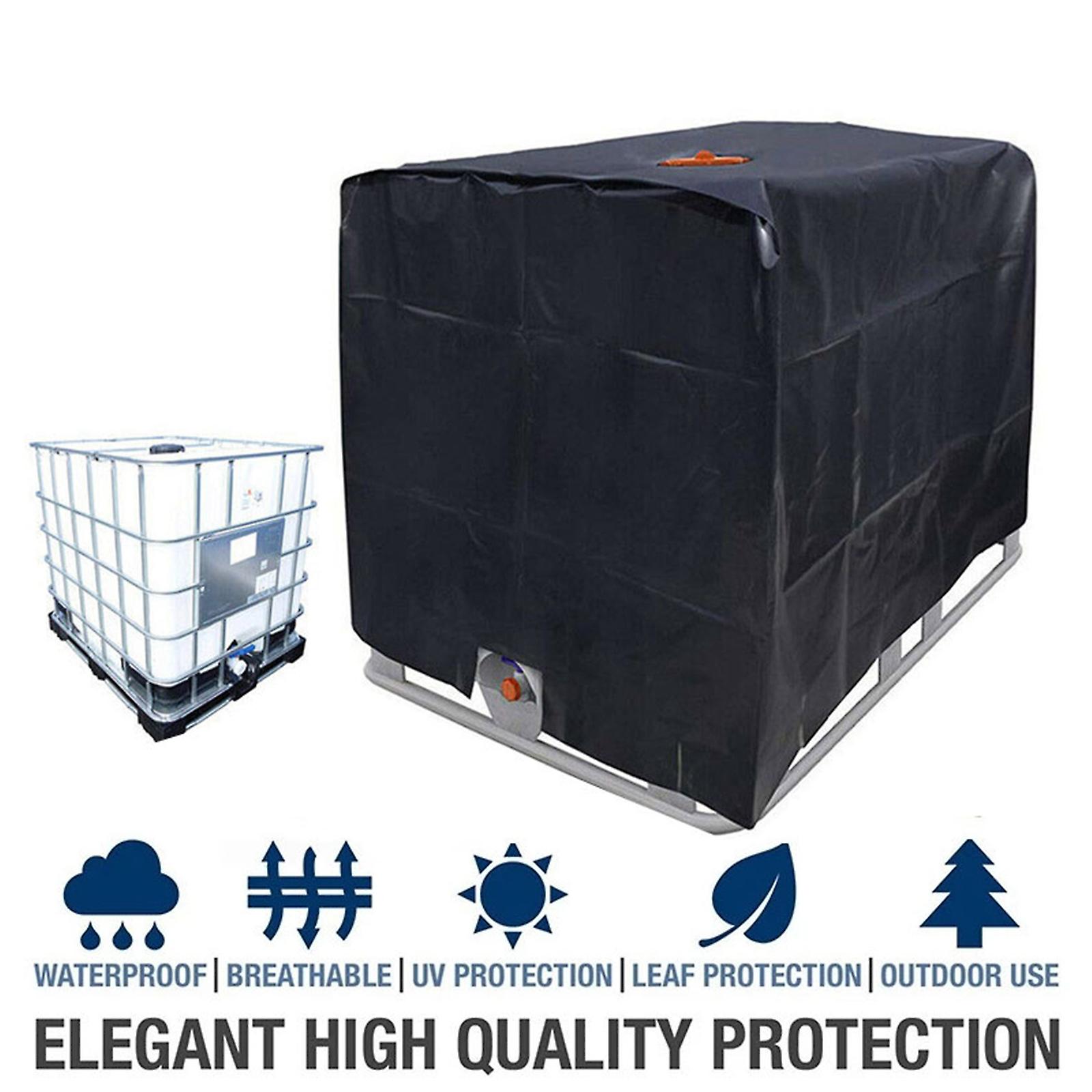 1000l Ibc Container Tote Cover Outdoor Rain Barrel Water For Tank Heavy ...