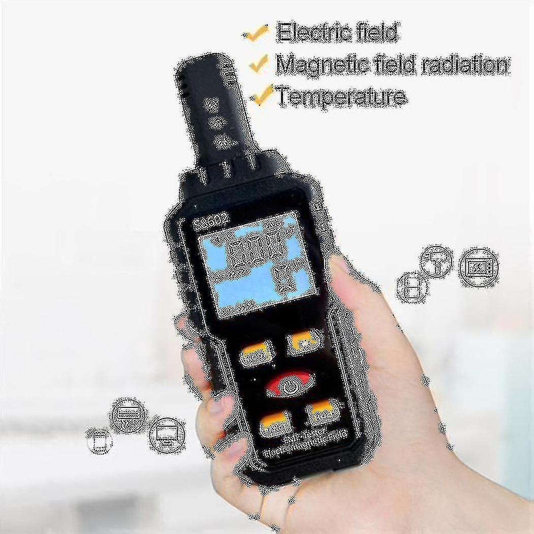 3-in-1 Radiation Dosimeter Counter Geiger Emf Meter Automatic Alarm Real-time Measure Radiation ...
