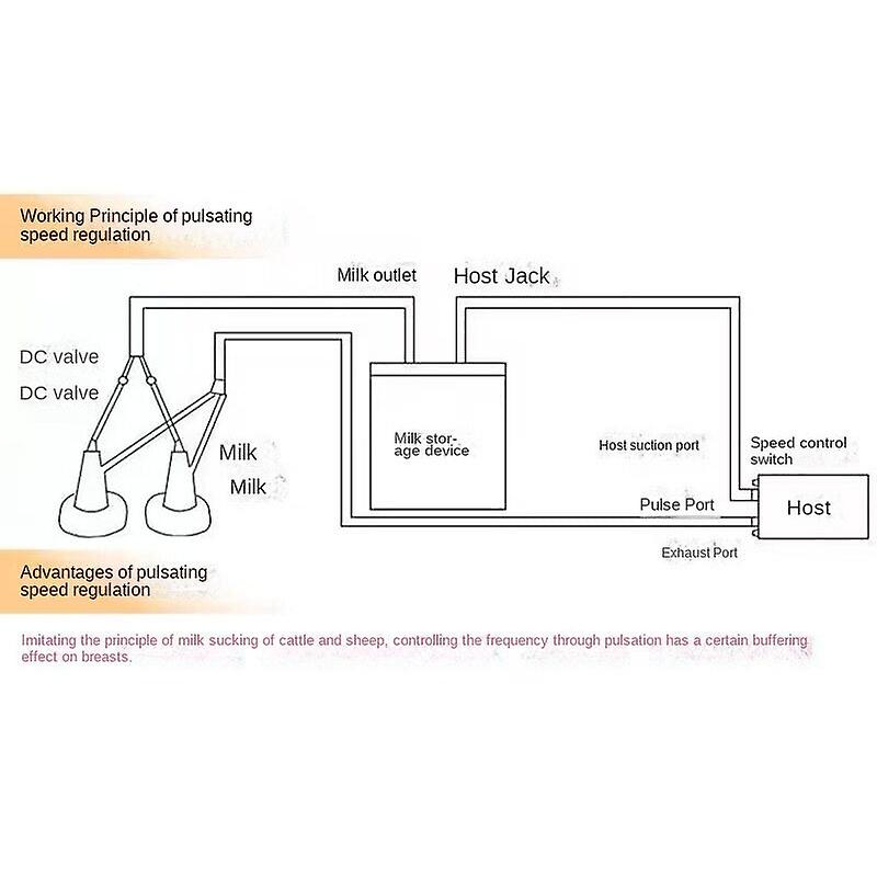 Milking Machine 5l Automatic Pulse Milking Farm Cow Goat Sheep Vacuum ...