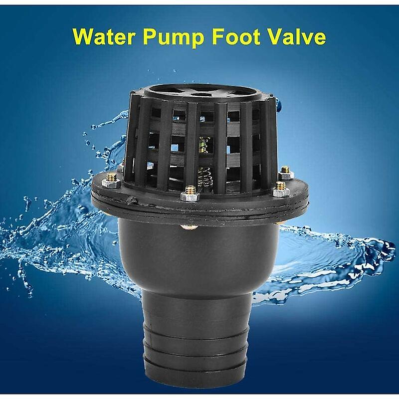 Water Valve - Water Pump Foot Valve Black PVC Low Pressure Flat Check ...