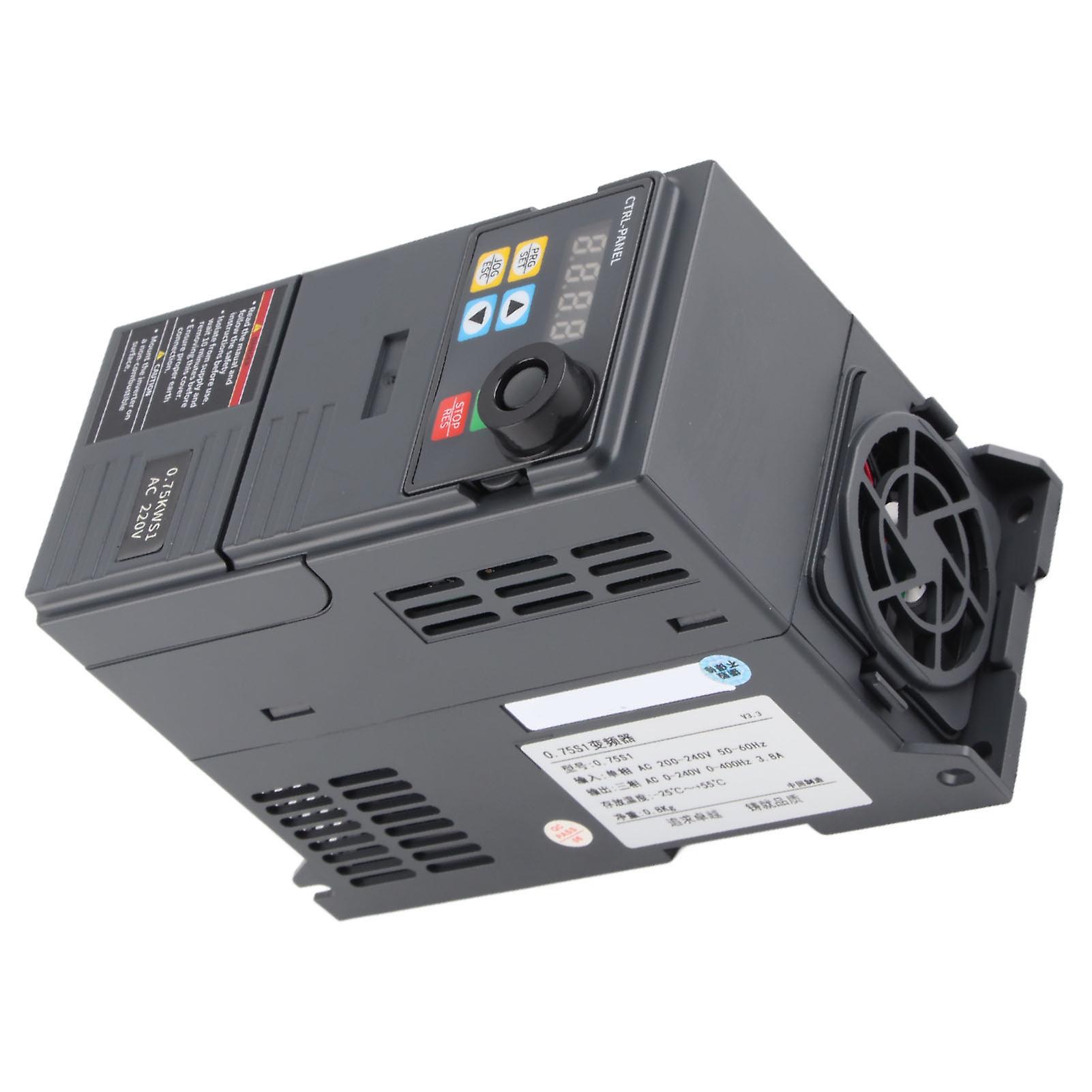 Variable Frequency Drive 1 to 3 Phase Vector Converter Inverter 220‑240V Input 0‑240V Output 0 ...