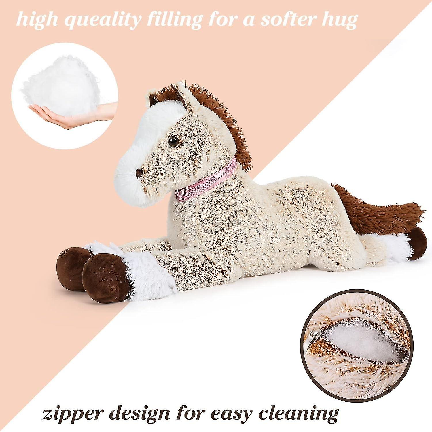Giant Horse Stuffed Animal, Long Horse Plush Pillow Toy | Fruugo UK