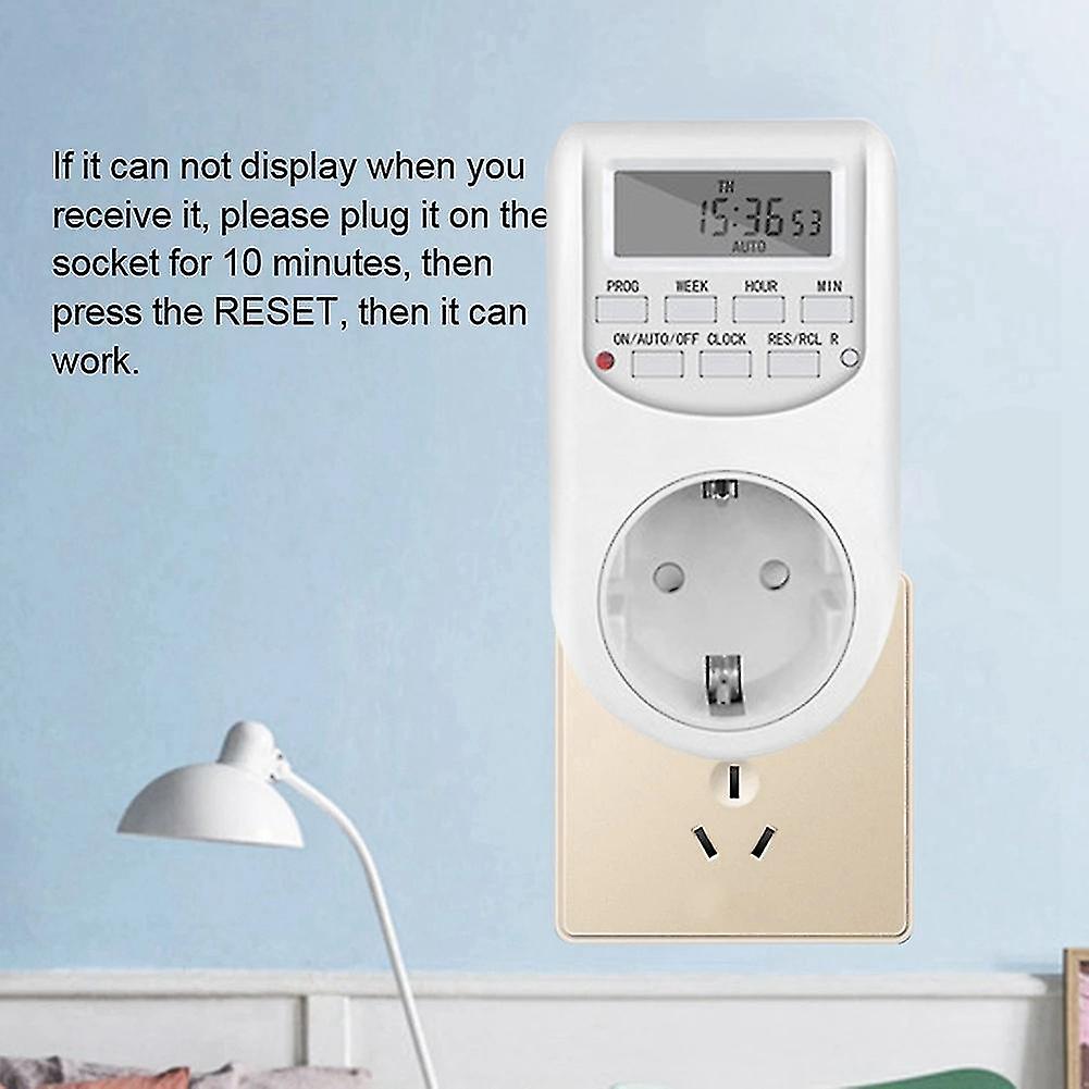Electric Digital Socket With Timer Socket Timer Plug 220v Time Control ...