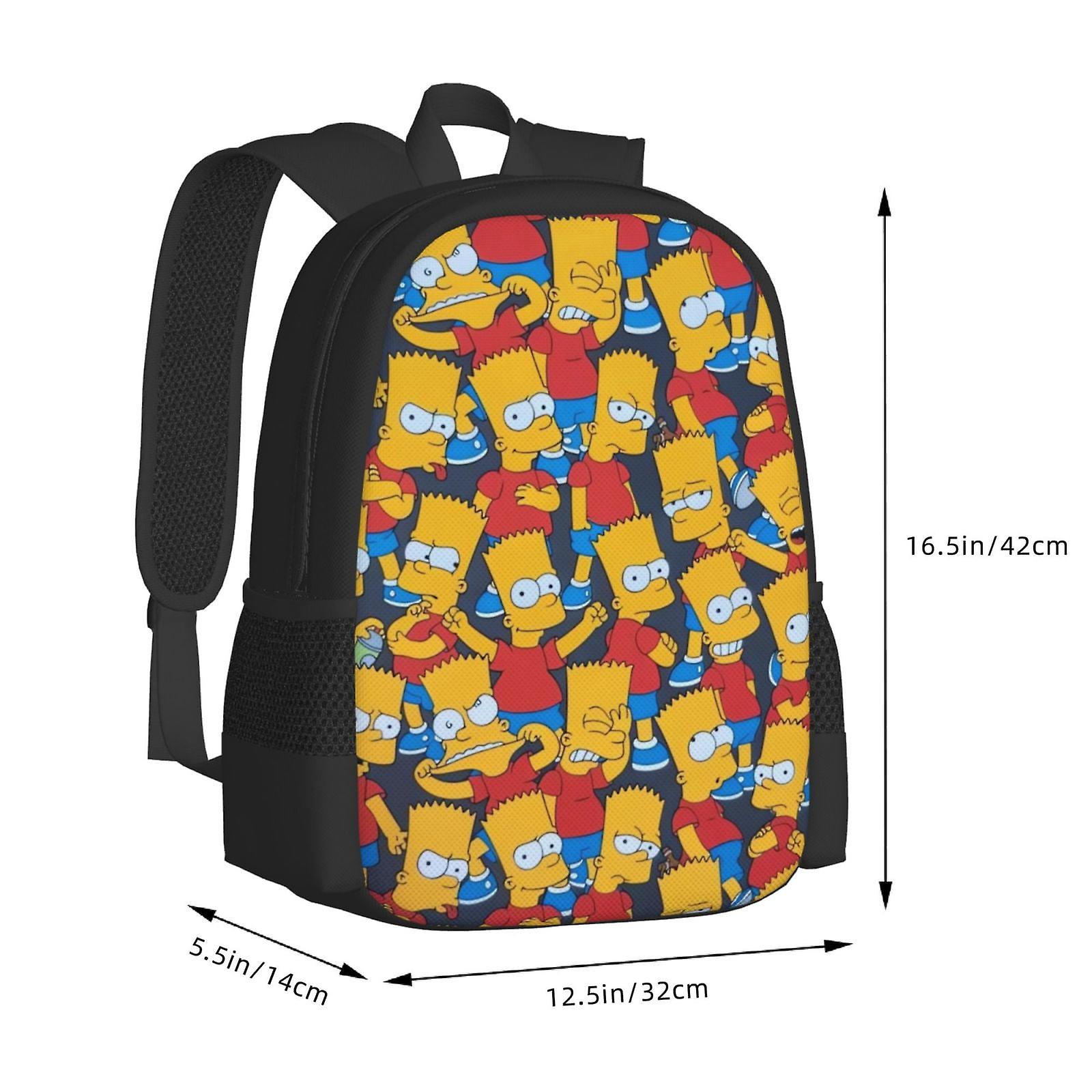 The Simpsons Backpack,3d Print Laptop Backpack Lightweight Casual ...