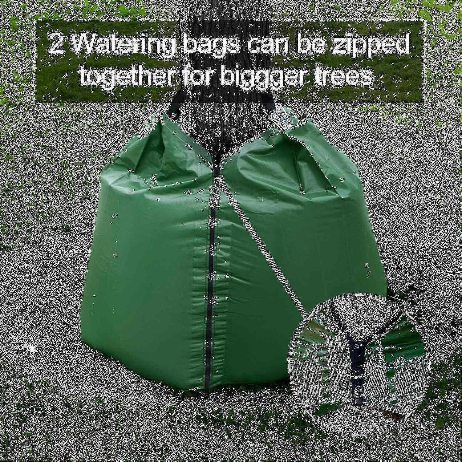 12 Pack 20 Gallon Tree Watering Bags, Reusable, Heavy Duty, Slow ...