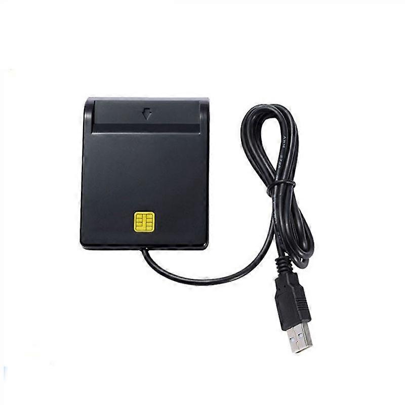 ATM Id card reader USB smart card reader, black | Fruugo UK