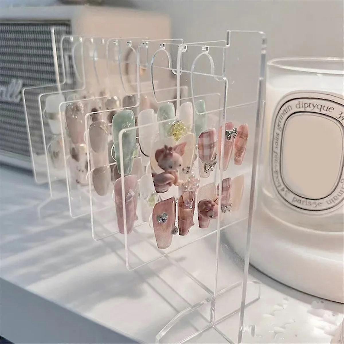 Nail Sample Storage Organizer Ins Style Wear Nail Art Display Cards for ...