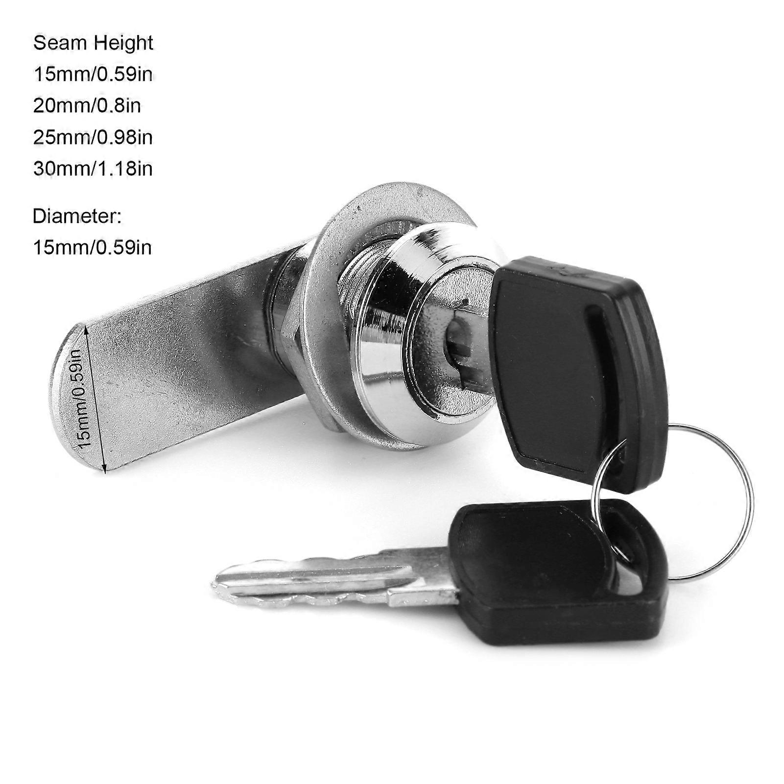 4Pcs Cam Lock Toolbox Drawer Cabinet Locker Replacement Tubular with ...