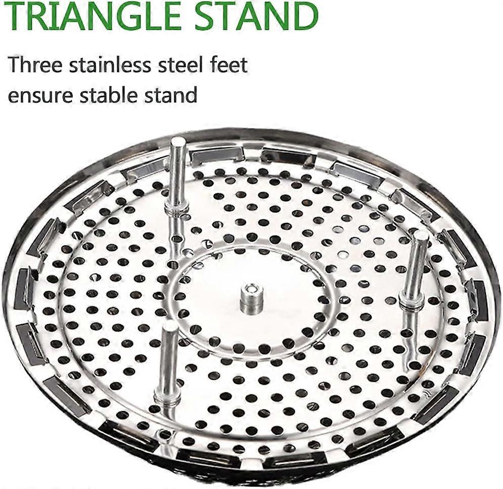 Stainless Steel Vegetable Steamer for Saucepan, Metal Collapsible Pan ...