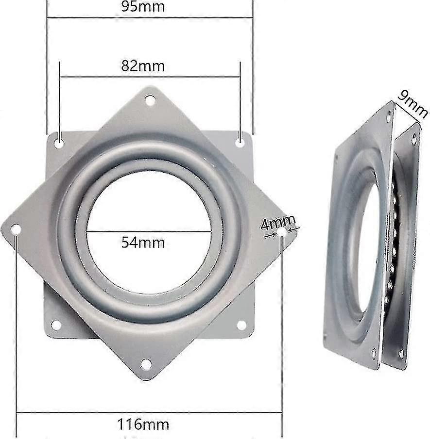 Ball Bearing Swivel Tray,swivel Plate,swivel Base,360 Rotating Tray ...