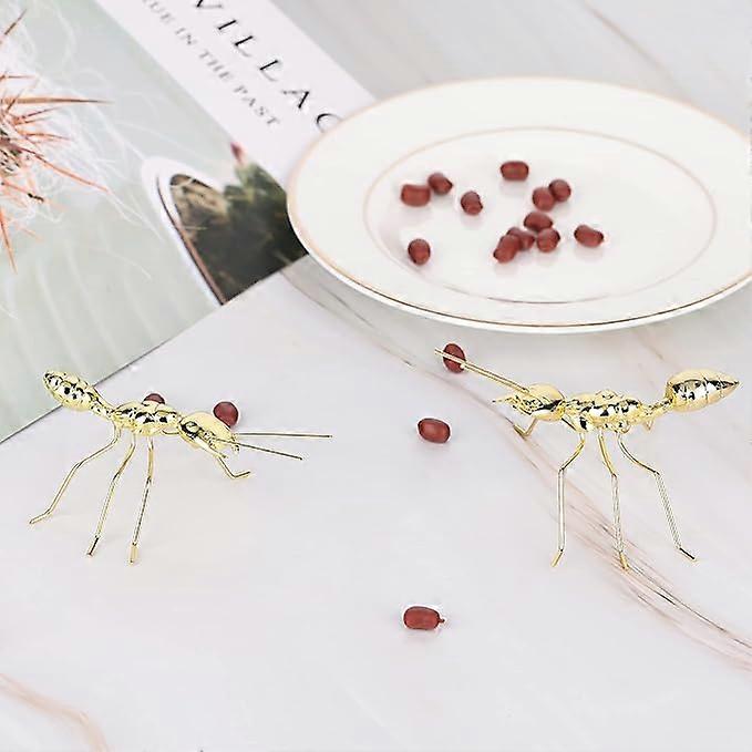 Gold Animal Figurines Mini Ant Statue, Garden Art Brass Decor Animals ...