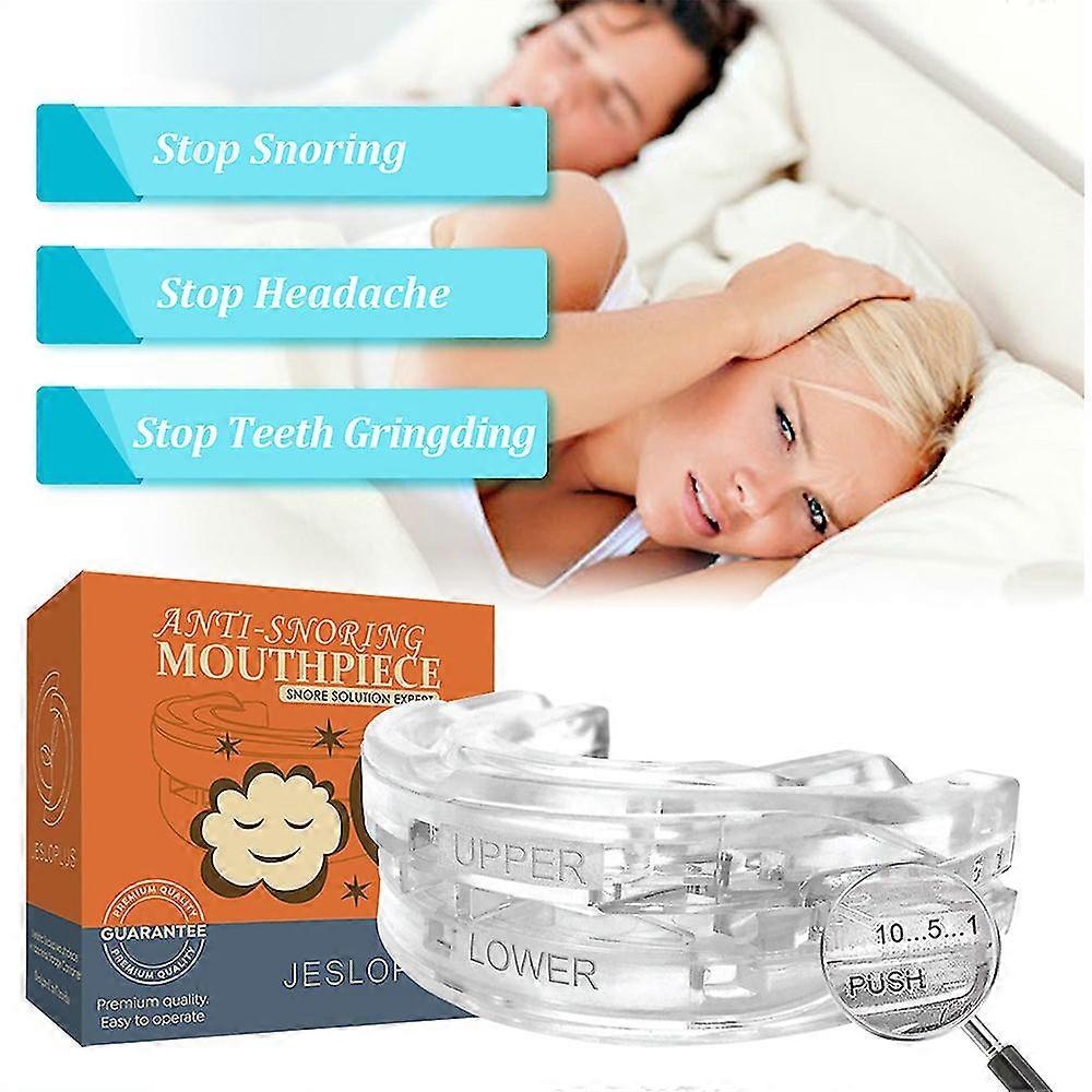 Snore Guard - Anti-snoring Mandibular Mouthpiece Device Sleep Apnoea ...