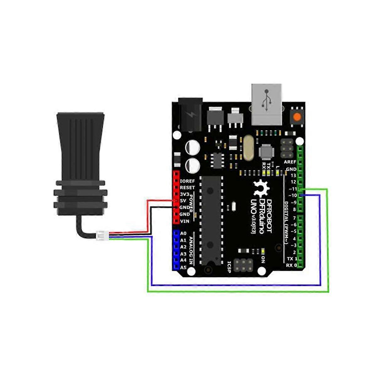High Accuracy Waterproof Ultrasonic Distance Sensor Penetration Smog ...