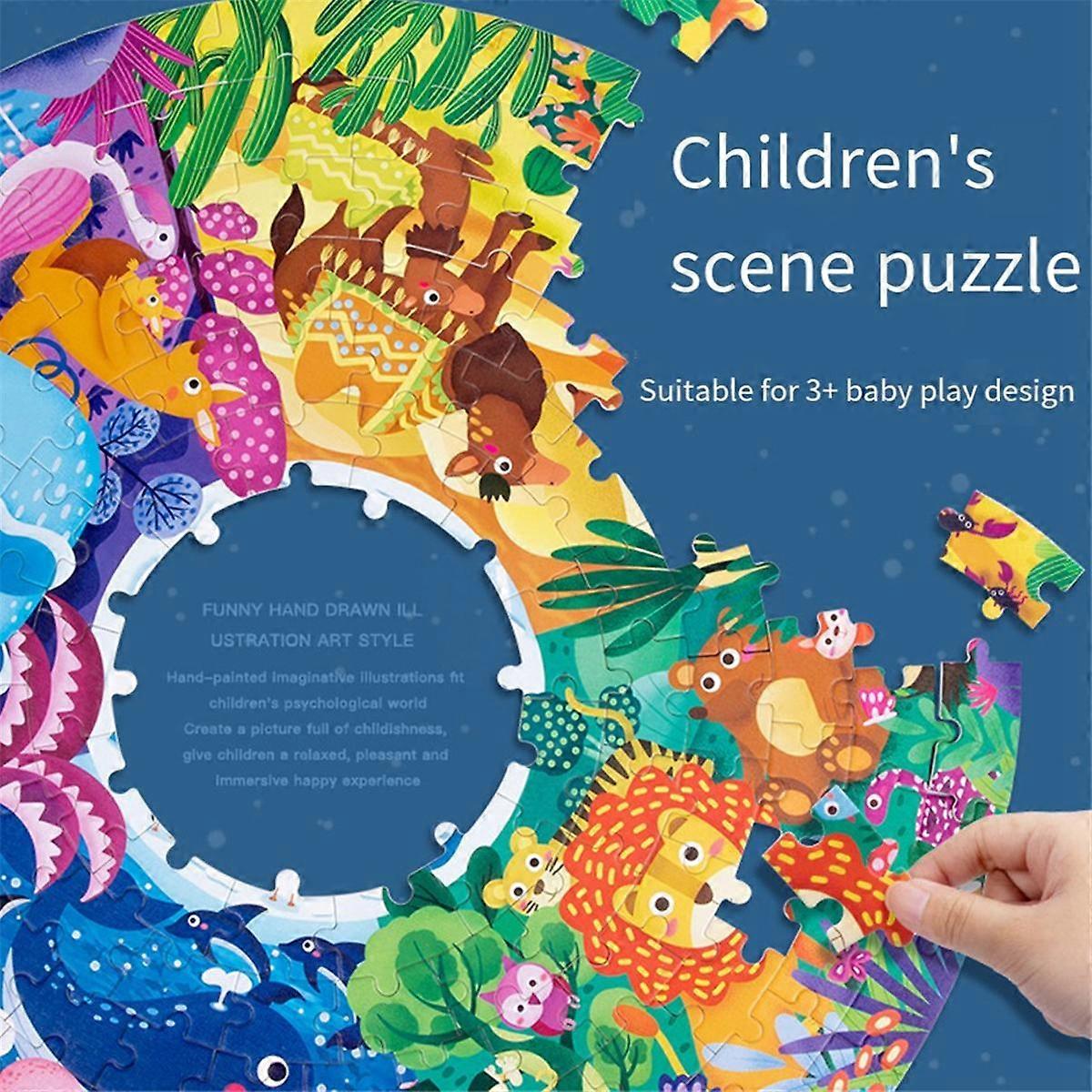 360 Degree Jigsaw Puzzle Spinner -20.9in Round Puzzle Holder Rotating ...