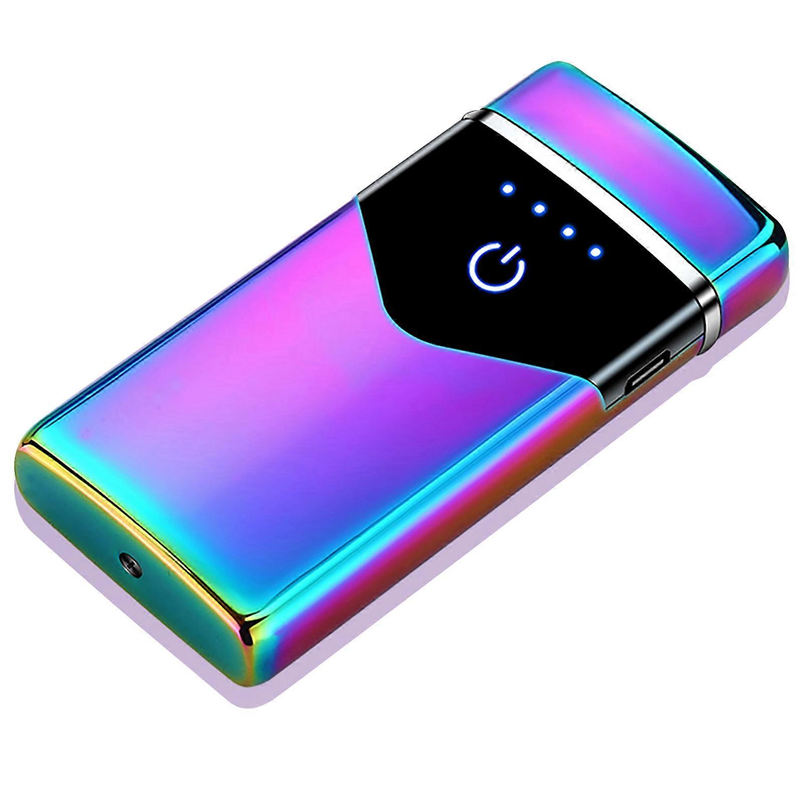 Touch Sensor Lighter Portable USB Rechargeable Flameless Cigarette ...