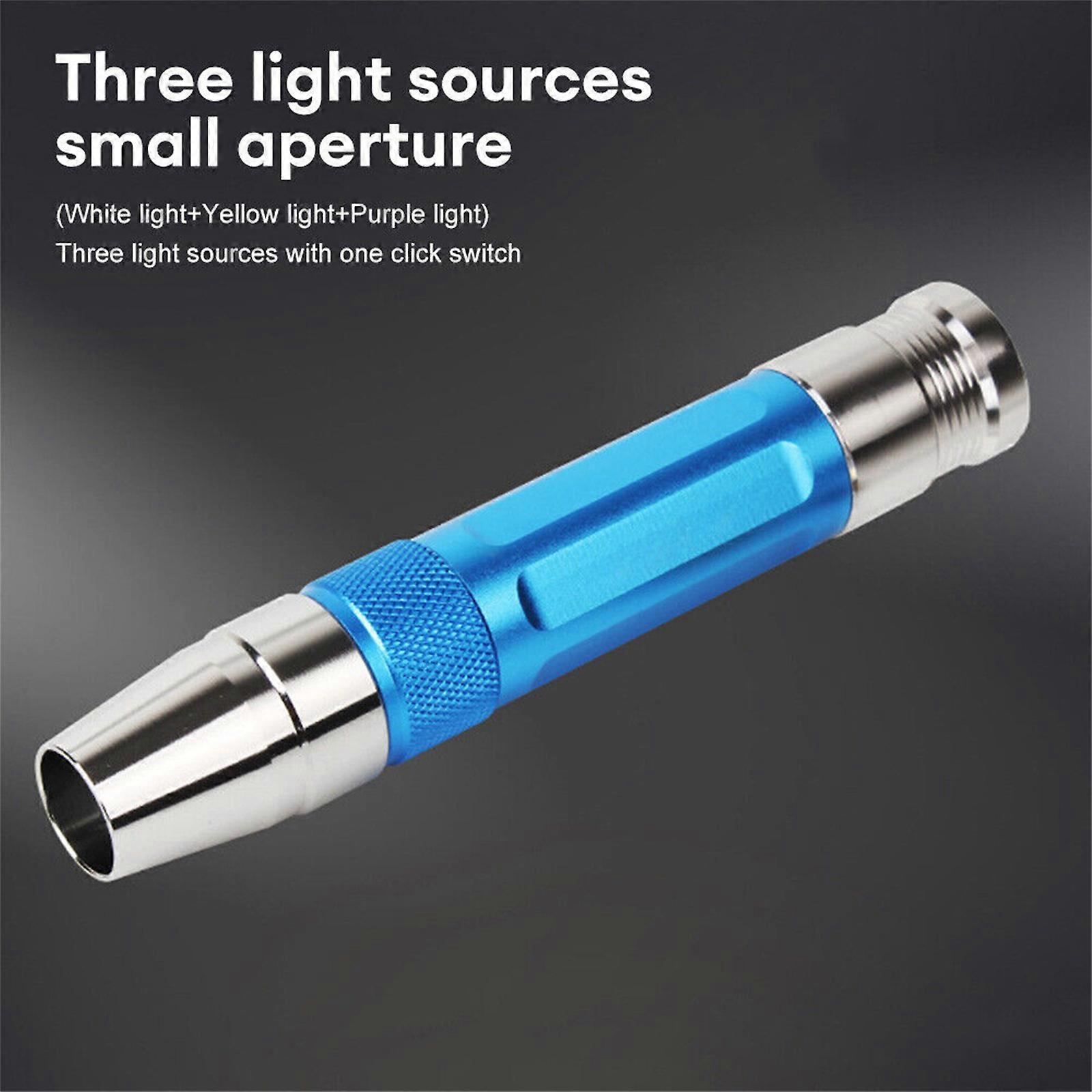 4-in-1 LED Flashlight for Gemstone Identification - High Strength ...