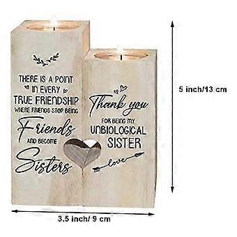 Double-sided Printed Candle Holder-Best Friend Candle Best Friend ...