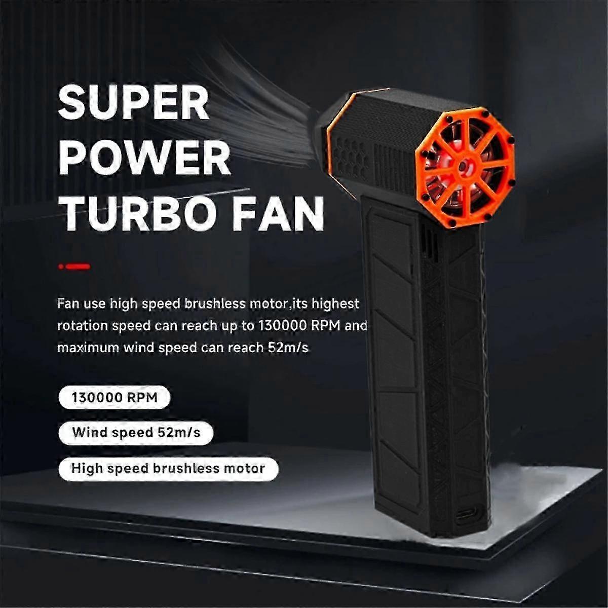 Turbo Jet Fan 130000RPM 52m/S High Speed Brushless Motor Violent Fan ...