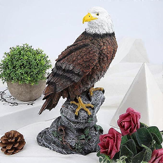 Resin Bald Eagle Garden Statue, Eagle Resin Garden Statue Outdoor ...