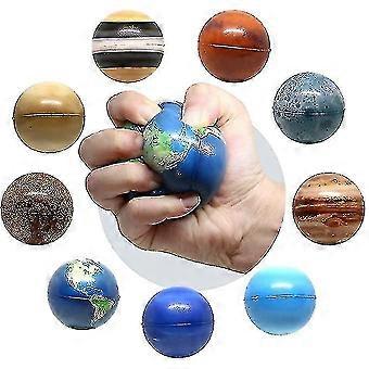 Solar System Stress Ball, 9 Piece Planet Squishies Printing Sponge ...