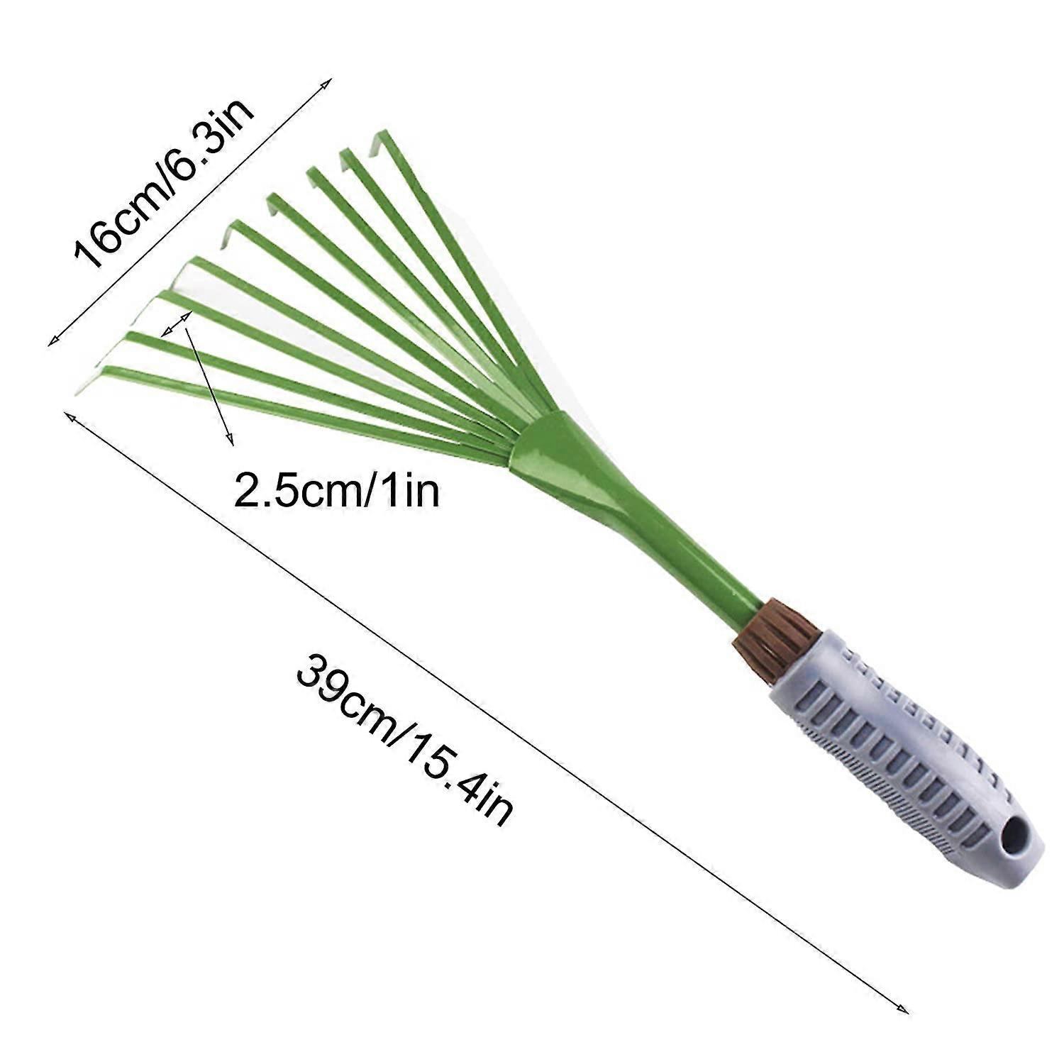 Grass rake lawn broom leaf broom nine-tooth utility rake grass debris ...