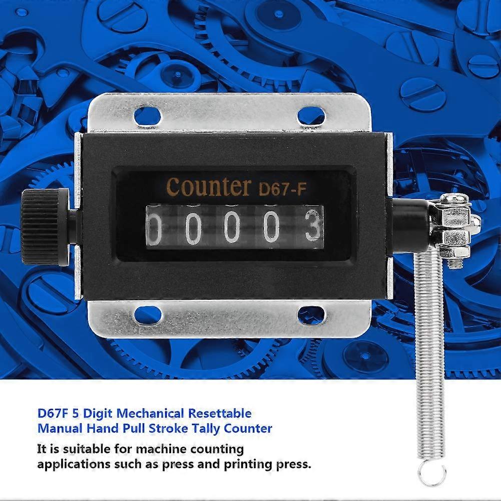 Mechanical Counter, D67F 5 Digit Counter 0-99999 | Fruugo UK