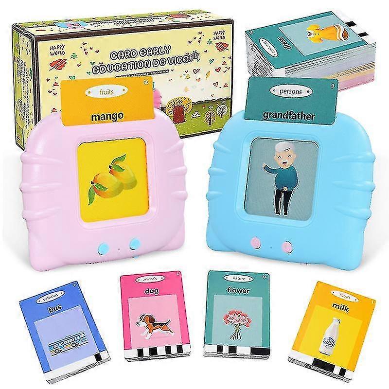 Kids Audio Electronic Cards Book Cognitive Talking Flash Cards Early ...