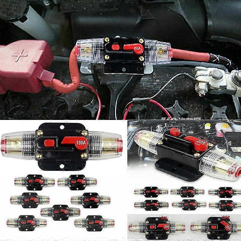 20-150amp Circuit Breaker Dual Battery Ip67 12v-24v Fuse Manual Reset ...