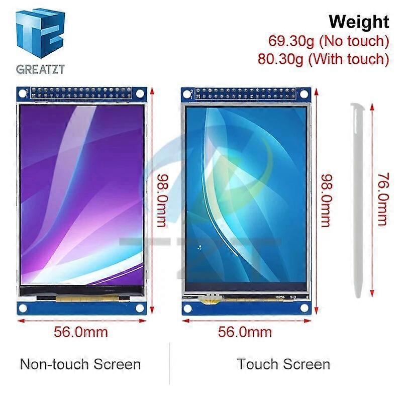 3.5" 3.5 inch TFT LCD Touch Screen Module 480x320 ST7796U ILI9486 LCD ...