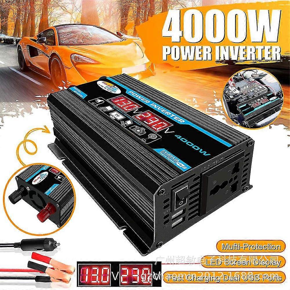 4000w Converter 12v 220v Pure Sine Wave Inverter Pure Sine Wave ...