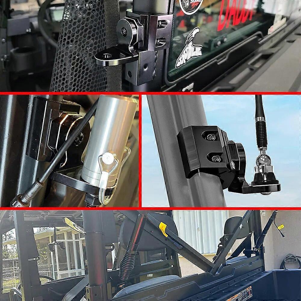 UTV Flag Whip Light Mount Brackets Adjustable CB Antenna Holder For ...