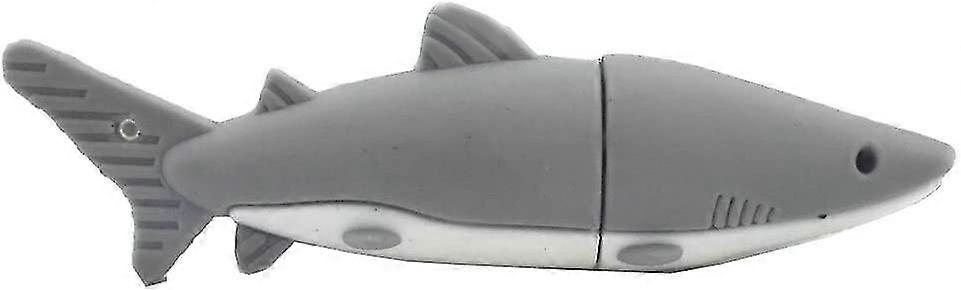 16/32gb 2.0 Gray Shark Animal Usb Flash Pen Drive Memory Thumb Stick ...