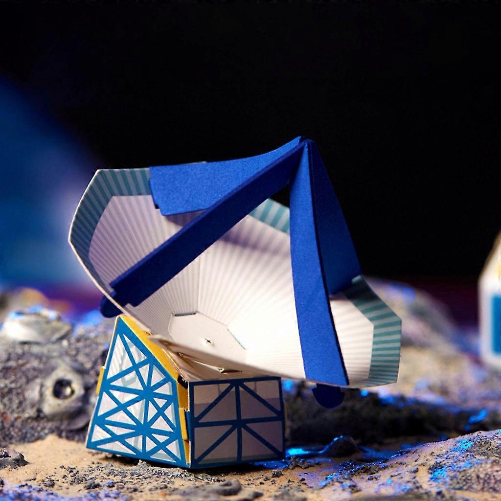 DIY Satellite Station Space Toy Set Paper Craft for Kids Science ...