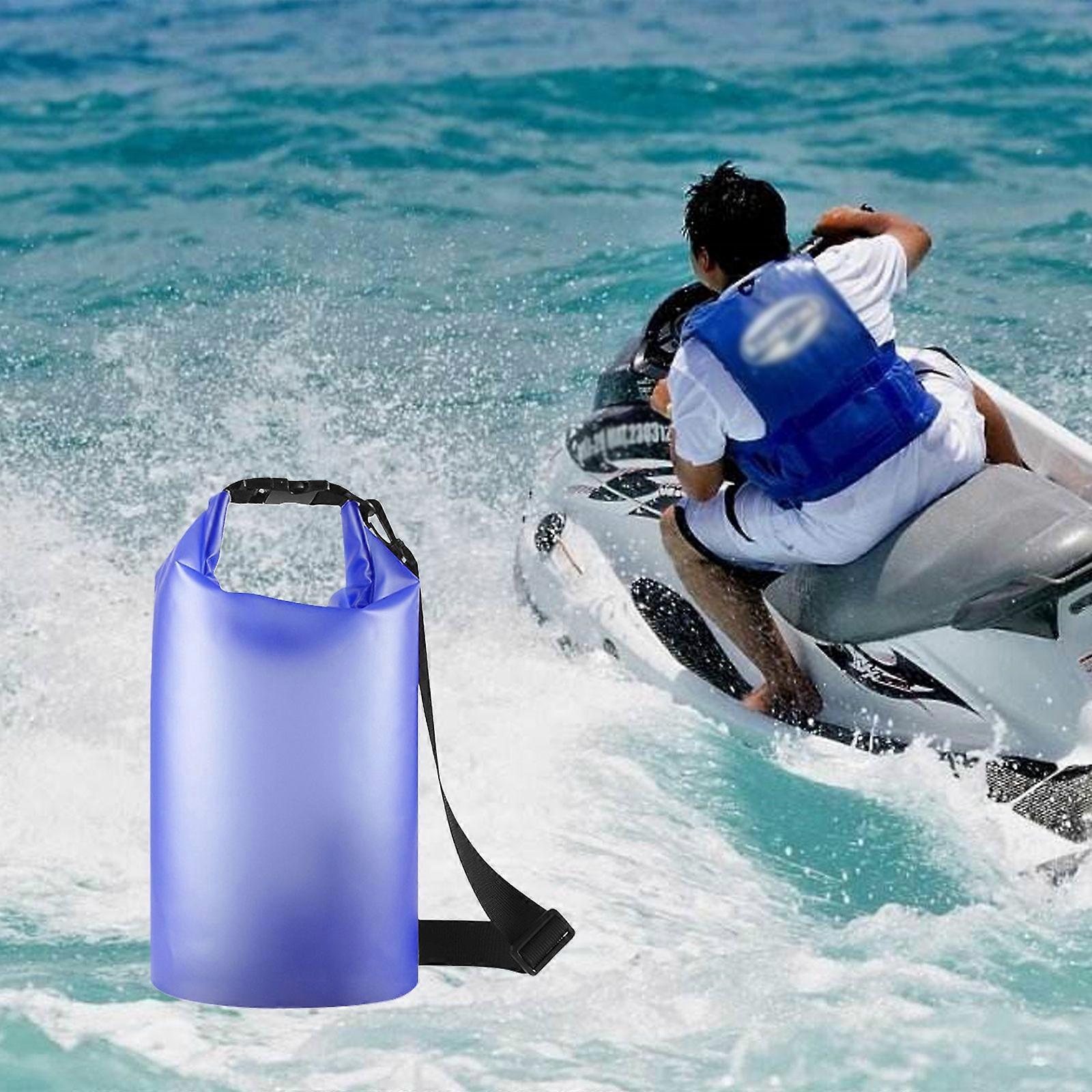 Dry Sack Transparent Waterproof Beach Bag with 3L Capacity for Camping ...