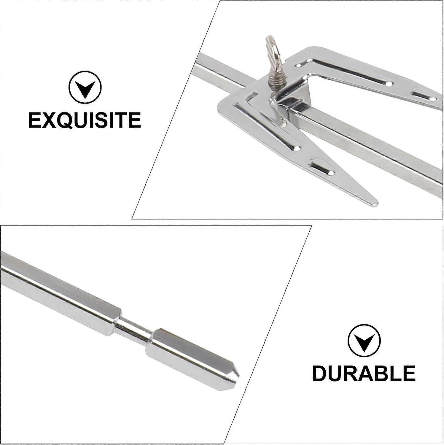 Stainless Steel Grill Rotisserie Forks Meat Spit Rods Barbecue Rotating ...