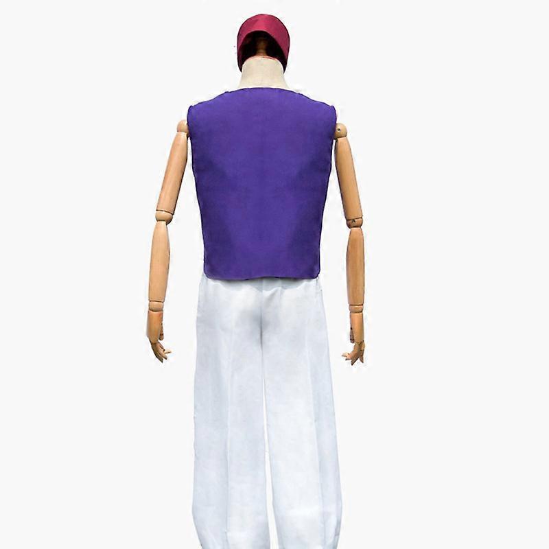Anime Aladdin Lamp Prince Cosplay Costume Man Dance Party Movie Cosplay ...