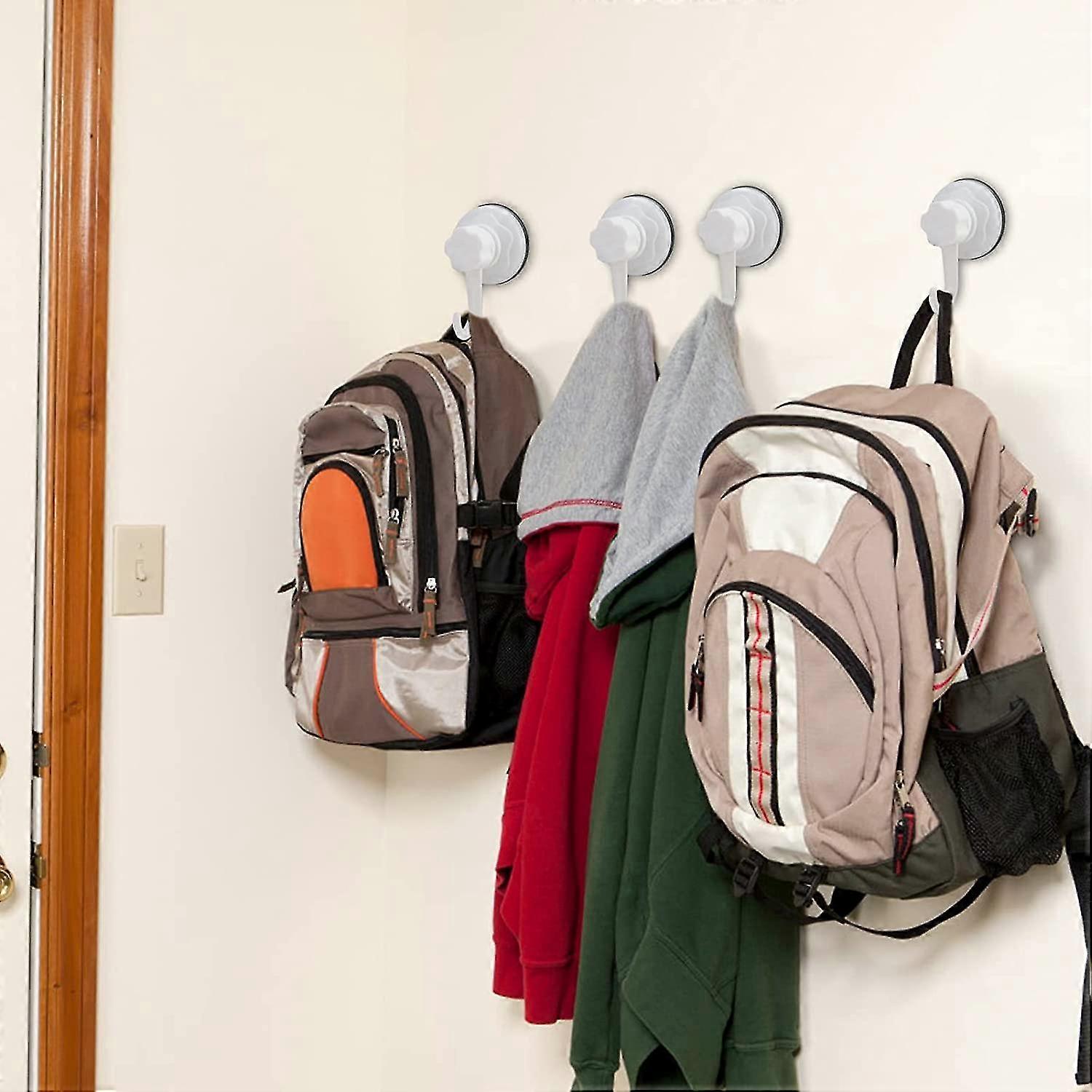 Bathroom Suction Cups Hooks Powerful Push And Lock Vacuum Multi-purpose ...