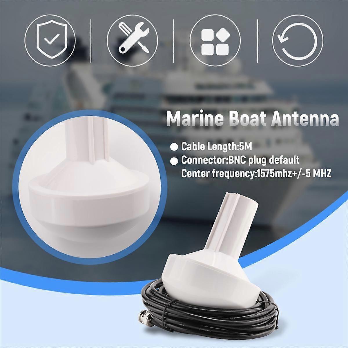 Ship GPS Active Marine Navigation Antenna Timing Antenna 1575+/-5 MHz ...