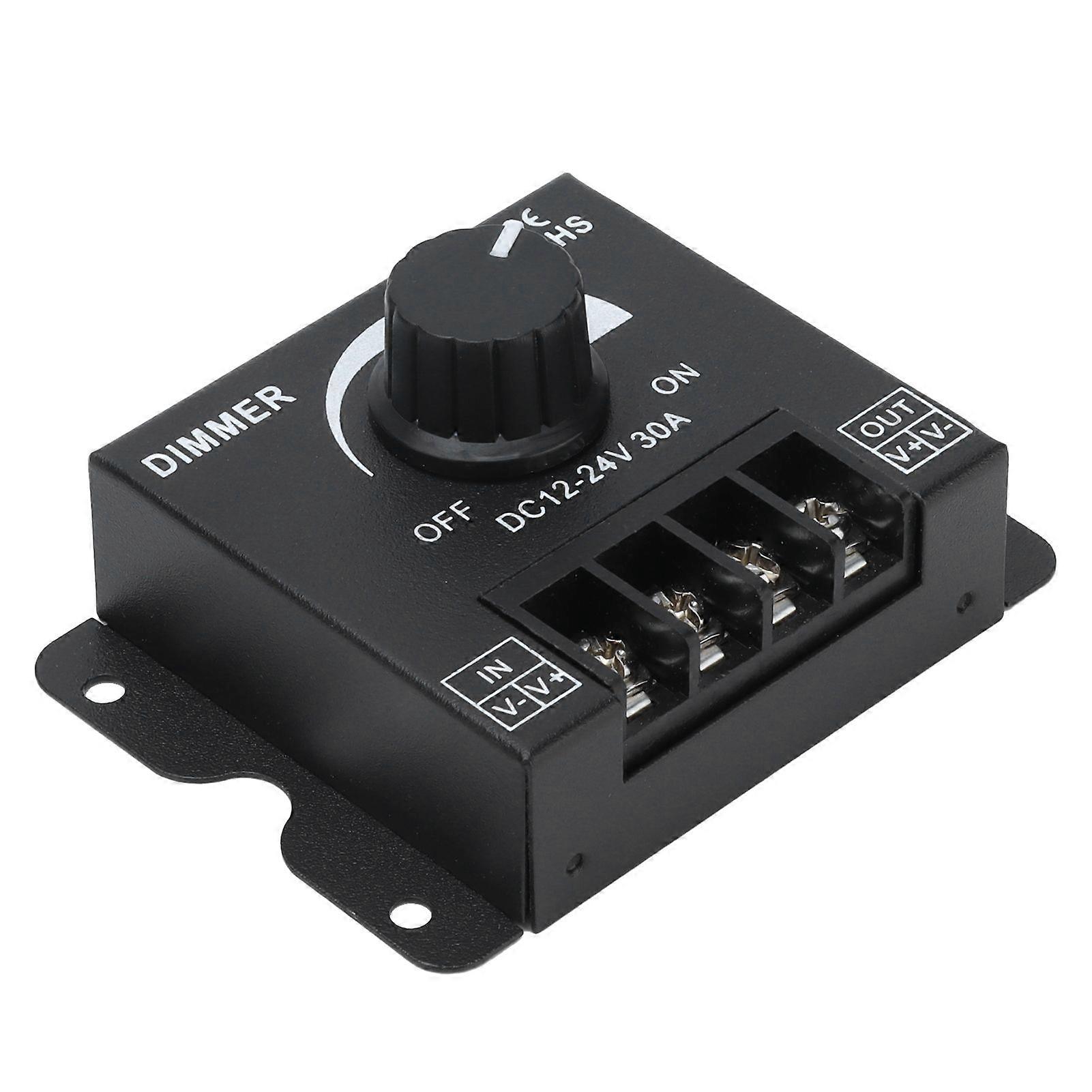 30A LED Dimmer PWM Unicolor Single Channel Adjustable Dimming ...