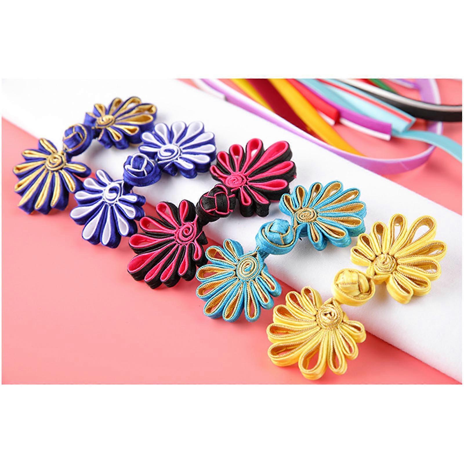 5 Pairs/Pack Cheongsam Closure Sewing Fasteners Chinese Knots Frog ...