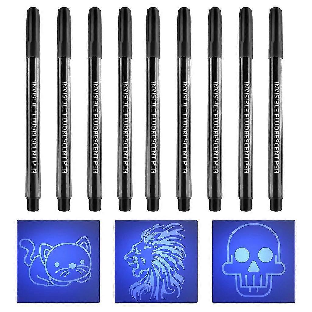 Invisible Ink Pen,Latest Spy Pen UV Magic-Spy Marker Pens for Secret ...