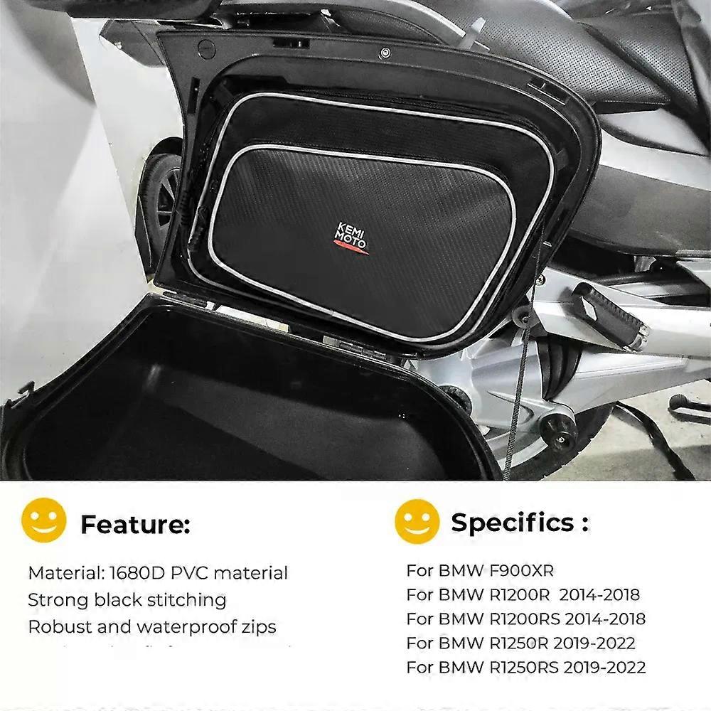 Inner Bags For BMW R1200R R1200RS R1250R R1250RS R 1250 RS 1200RS ...