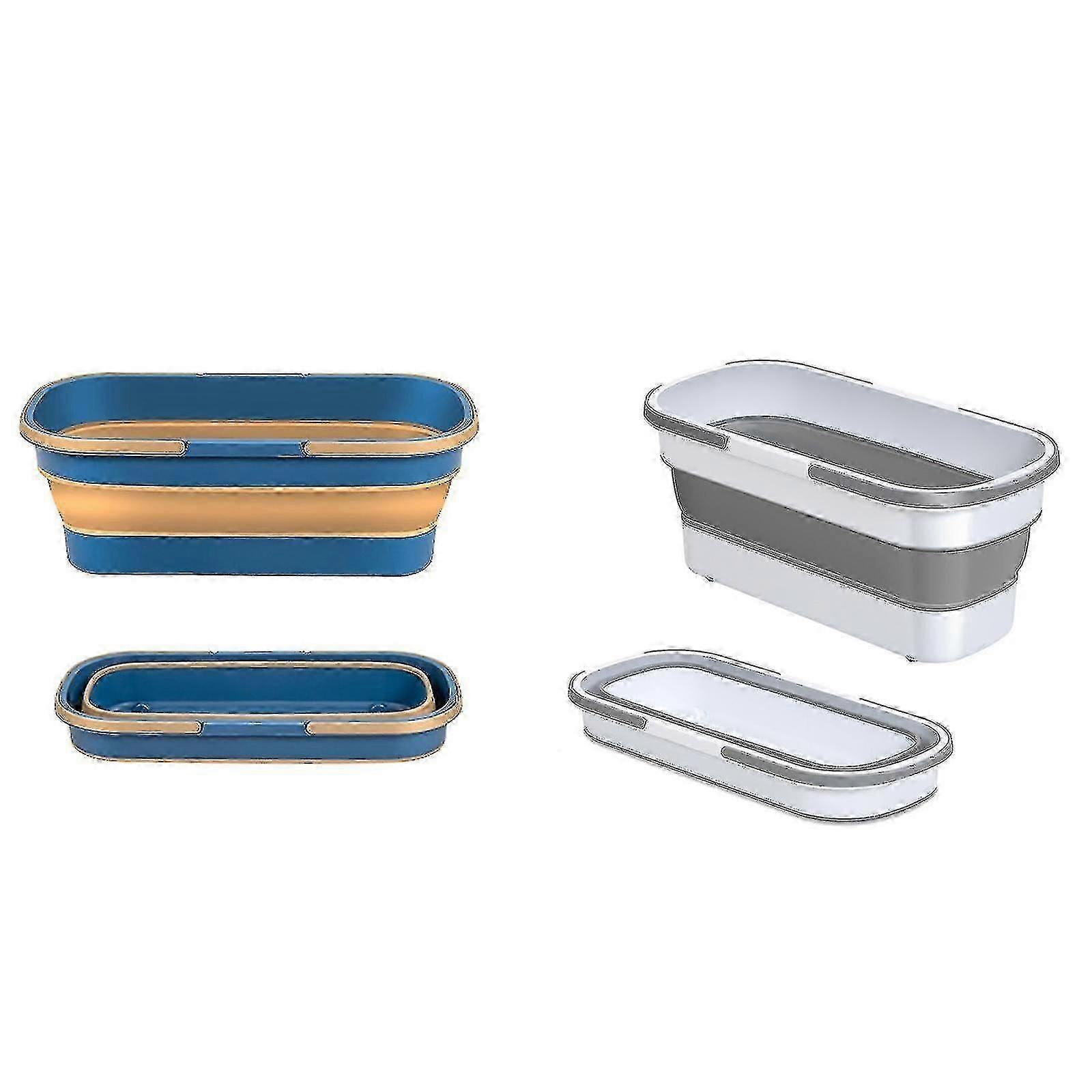 Large Flat Mop Cleaning Bucket, Large Flat Mop Floor Mop Large Foldable ...