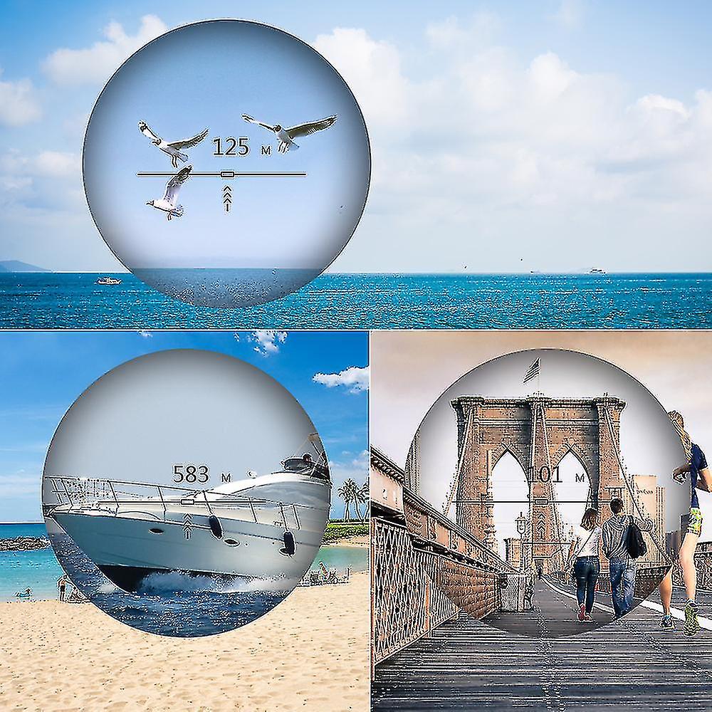 500m / 600m / 900m Golf Rangefinder Distance Meter Speed Tester Range ...