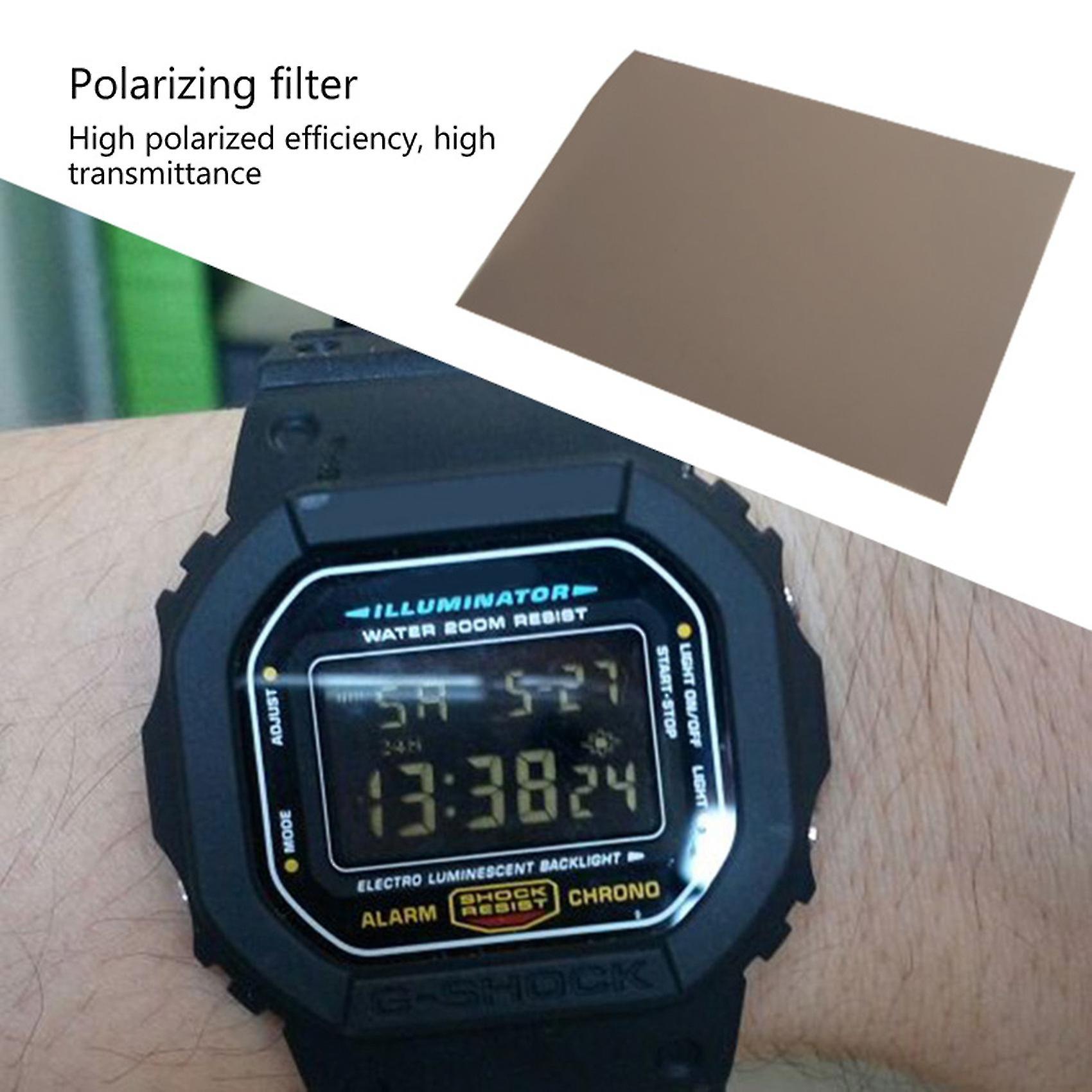 Linear Polarizer Film Lcd/led Polarized Filter Polarizing Film For Polarization Photograph 5pcs ...