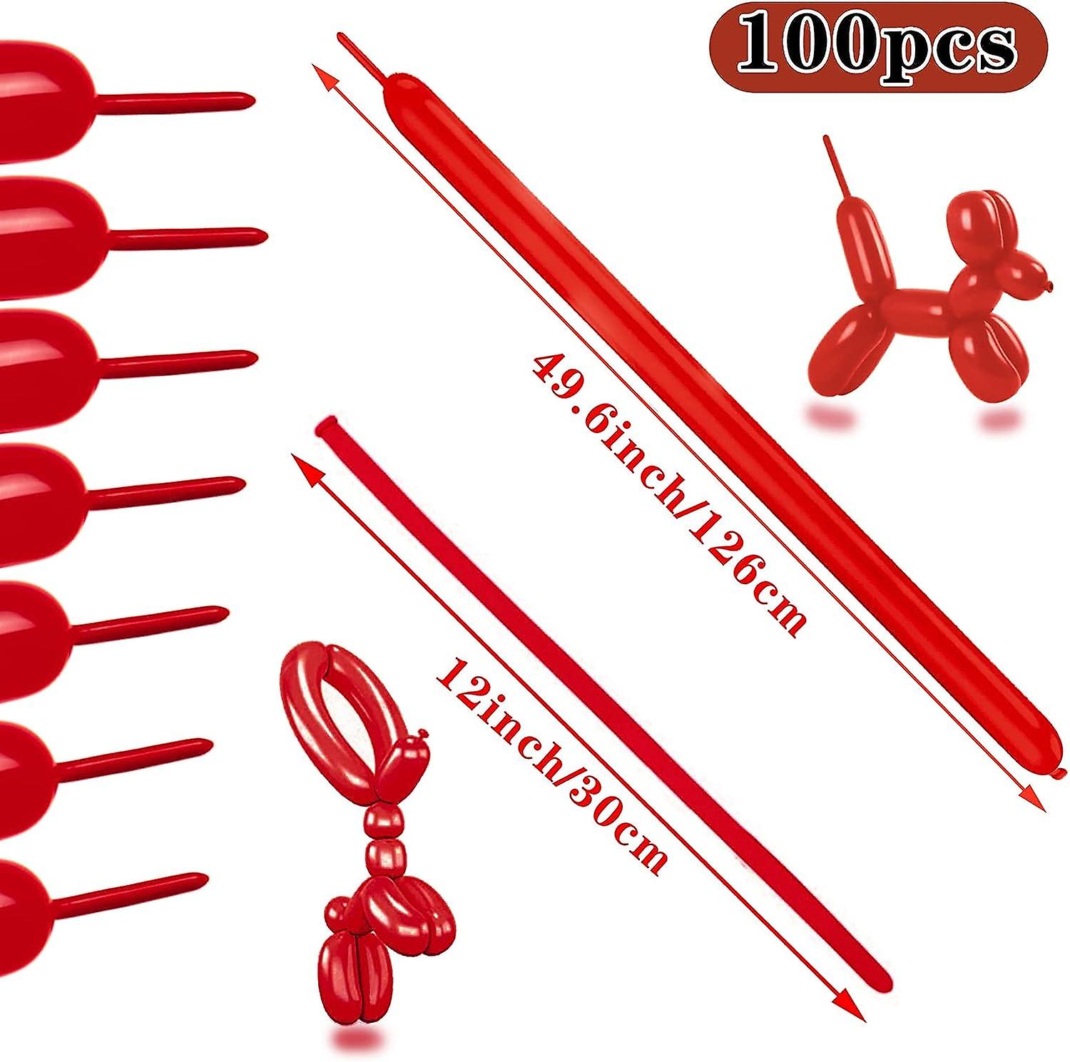 260 Long Balloons 100 Pack Coffee Brown Twisting Animal Balloons ...