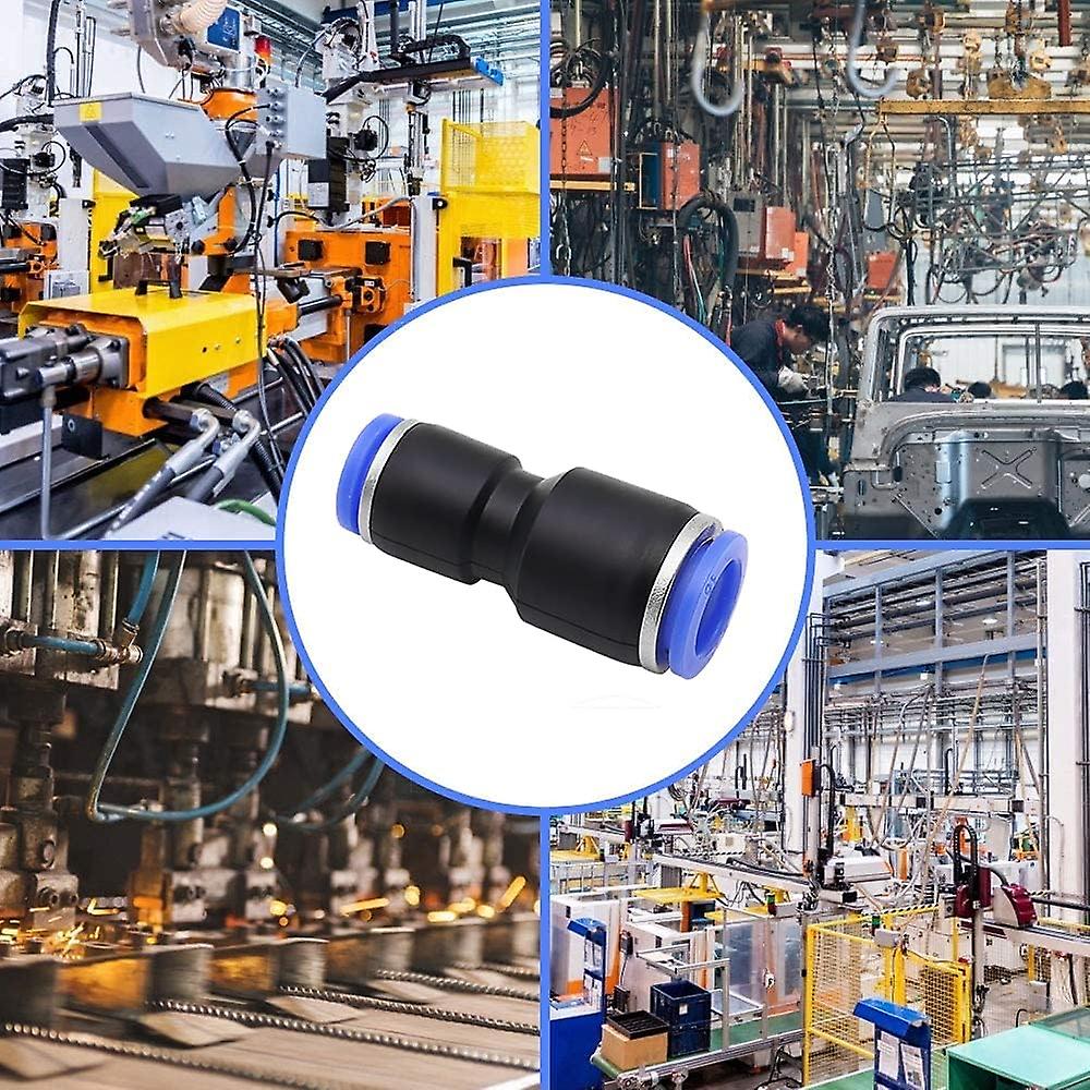 10 Pieces Pneumatic Connectors 35MM Long Brass and Plastic Straight ...