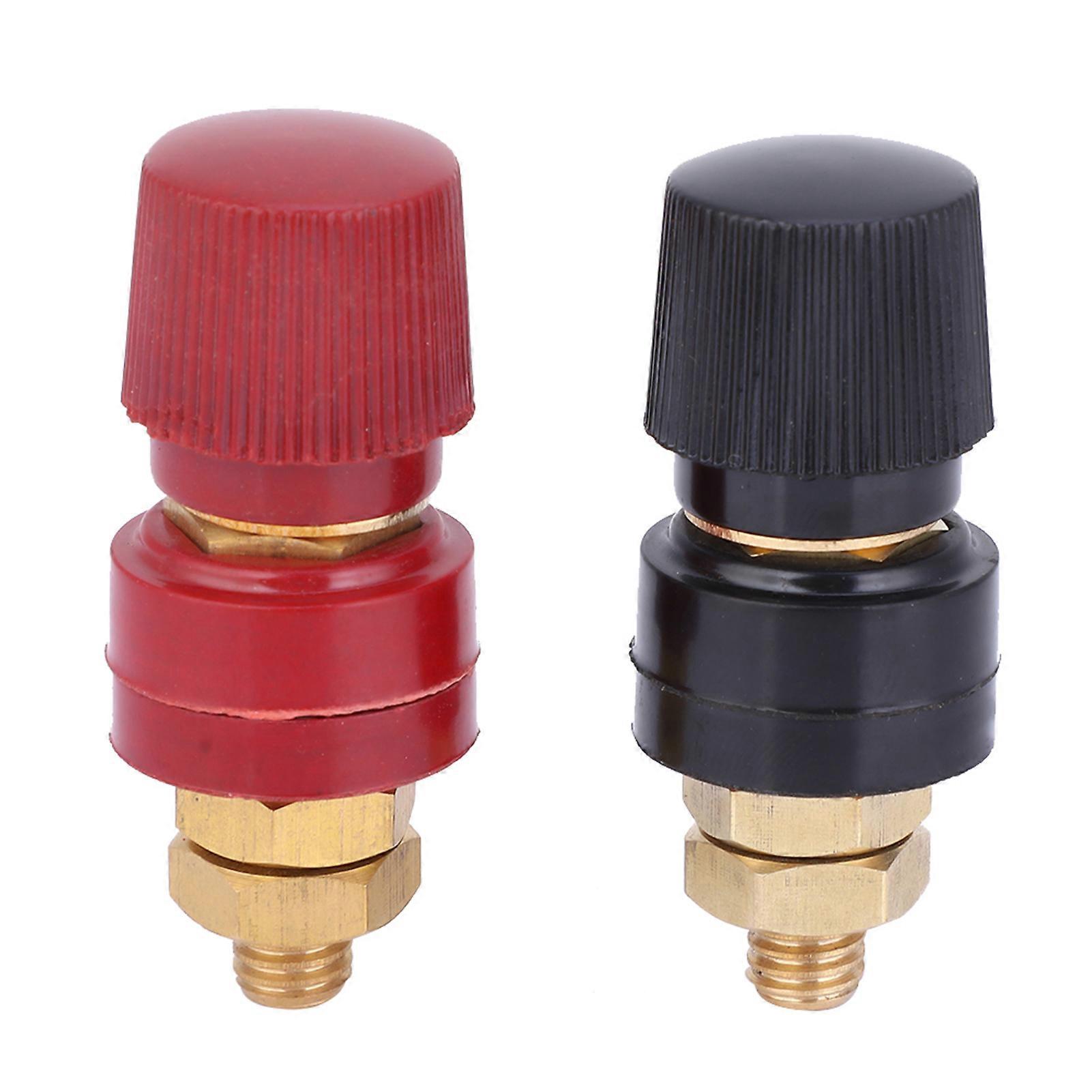 555 Type Brass Pillar Terminal Block M8 Thread 0V-380V 200A - 2pcs ...