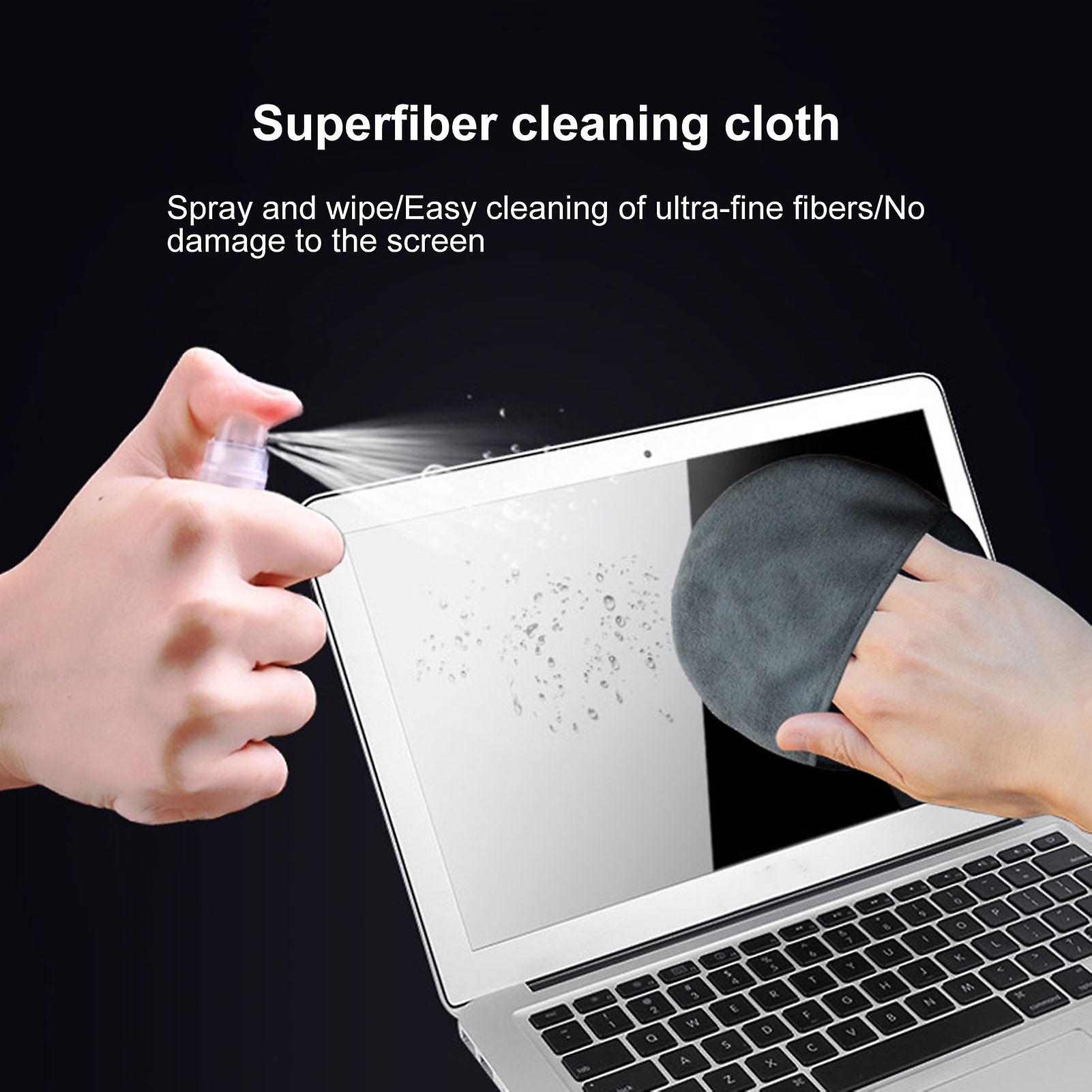 Screen Cleaner Microfiber Wiping Cloth Portable Round Square Phone ...