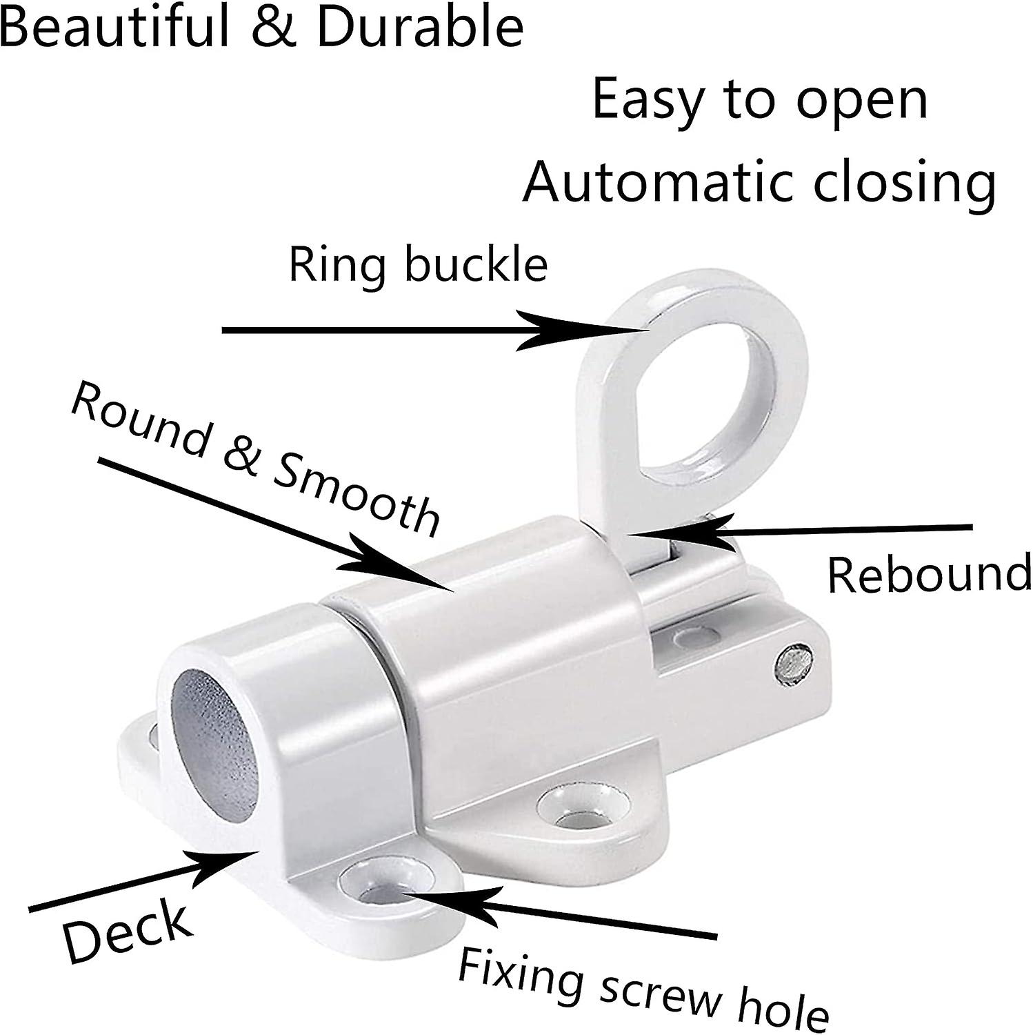 Pieces Aluminum Latch, Bounce Lock, Spring Bounce Latch Latch, for ...